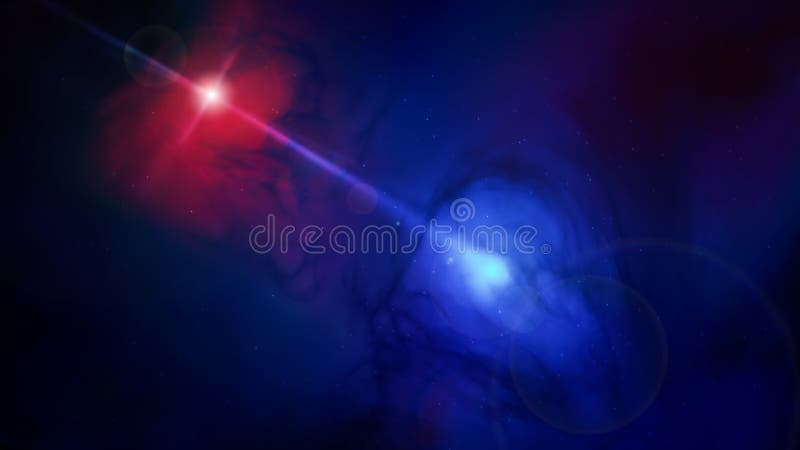 3D Rendering of Dust and Cloud Interstellar in a Universe Stock ...