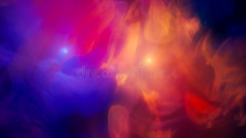 3D Rendering of Dust and Cloud Interstellar in a Universe Stock ...