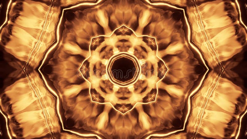 3D Rendering of Dynamic Cool Bright Golden Patterns for Background or ...