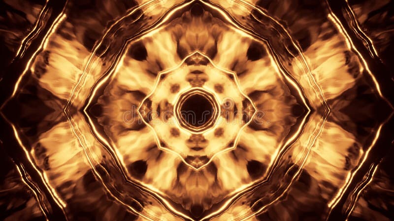 3D Rendering of Dynamic Cool Bright Golden Patterns for Background or ...