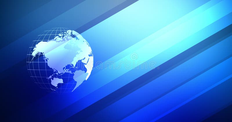 3D Rendering Elegant Spinning Globe Abstract Background World Map ...