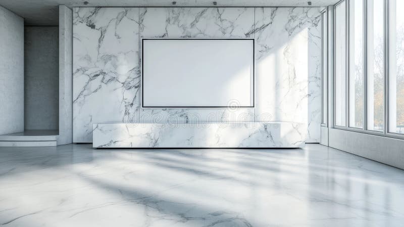 3D Rendering of an Empty Glass Showcase in a Shop S Side View, Perfect ...