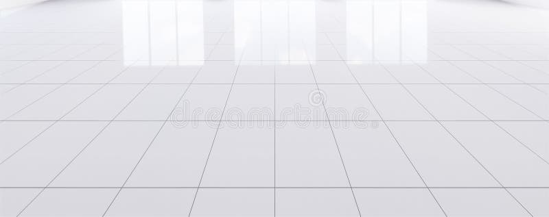 Empty room and tile floor stock illustration. Illustration of room ...