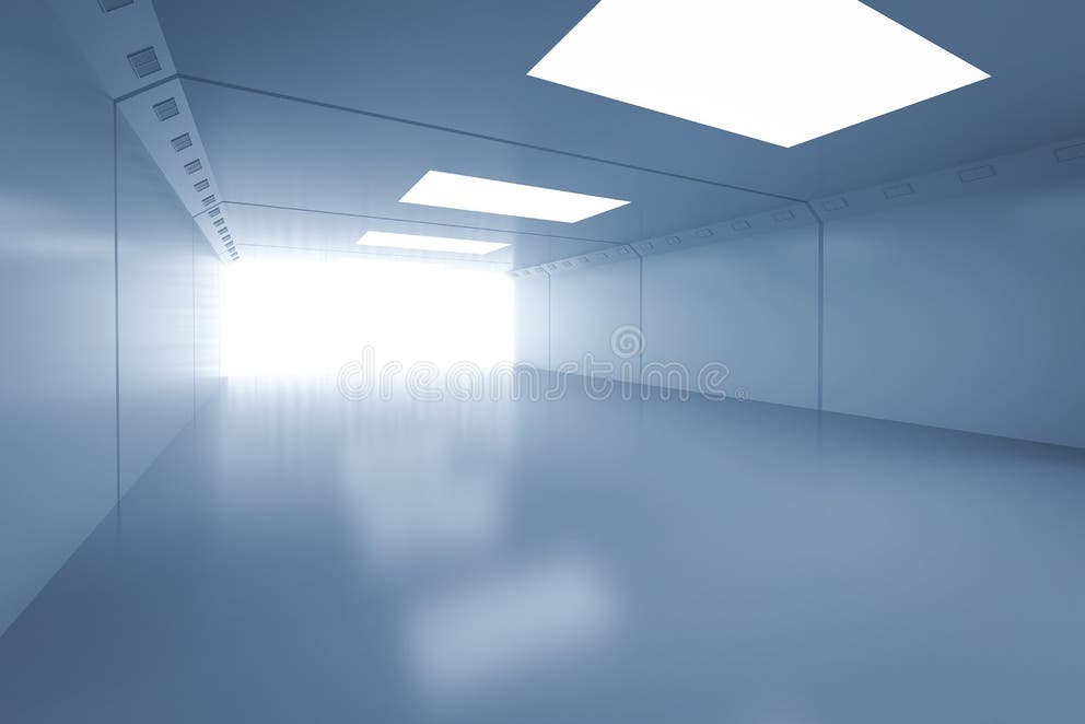 Blue empty space stock illustration. Illustration of indoor - 107716459