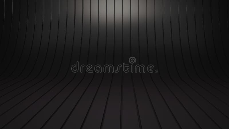 3D Rendering Empty Studio Room Show Designer Stock Illustration ...