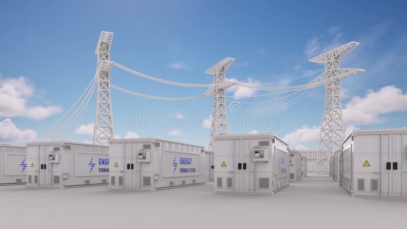 Energy Storage System or Battery Container Unit with High Voltage ...