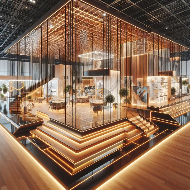 D Rendering for Exhibition Design Producing Immersive and Viu Stock ...