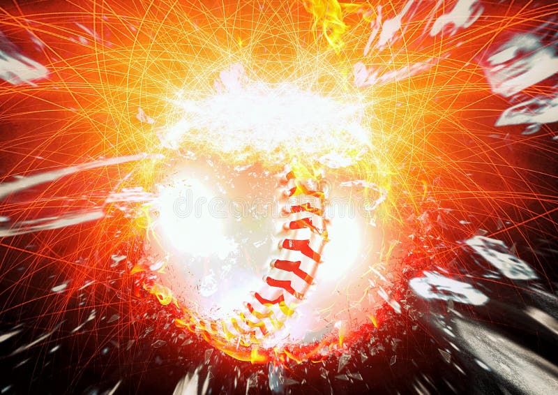Baseball Exploding Stock Illustrations – 67 Baseball Exploding Stock ...