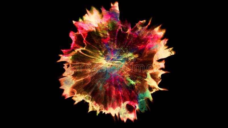 3D Rendering of Explosion, Smoke, Effect Shock Wave and Diverging Waves ...