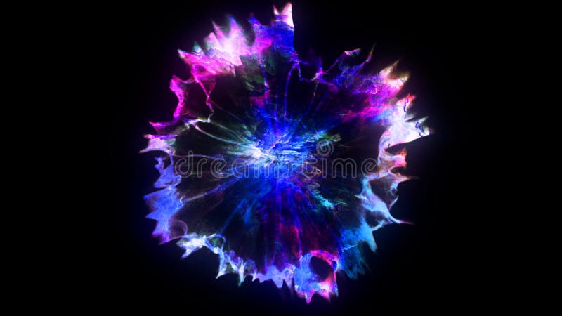 3D Rendering of Explosion, Smoke, Effect Shock Wave and Diverging Waves ...