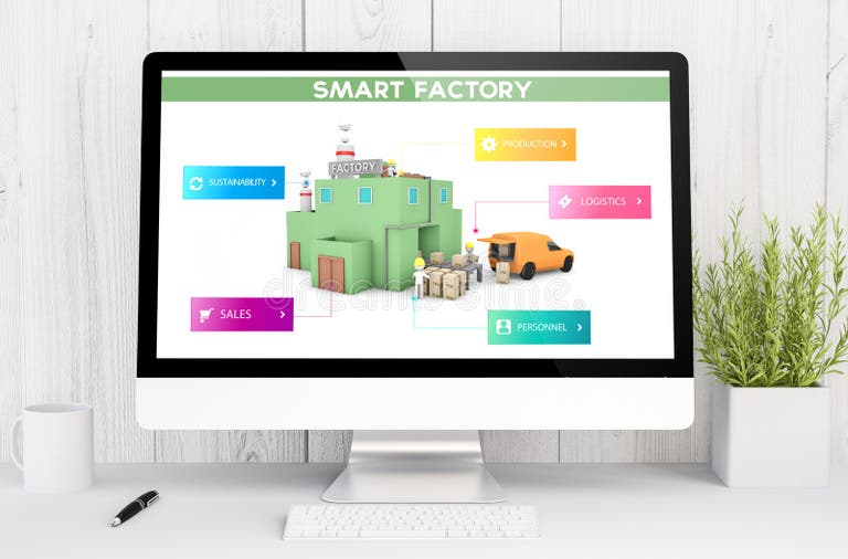 Computer Automation Stock Illustrations – 147,008 Computer Automation ...