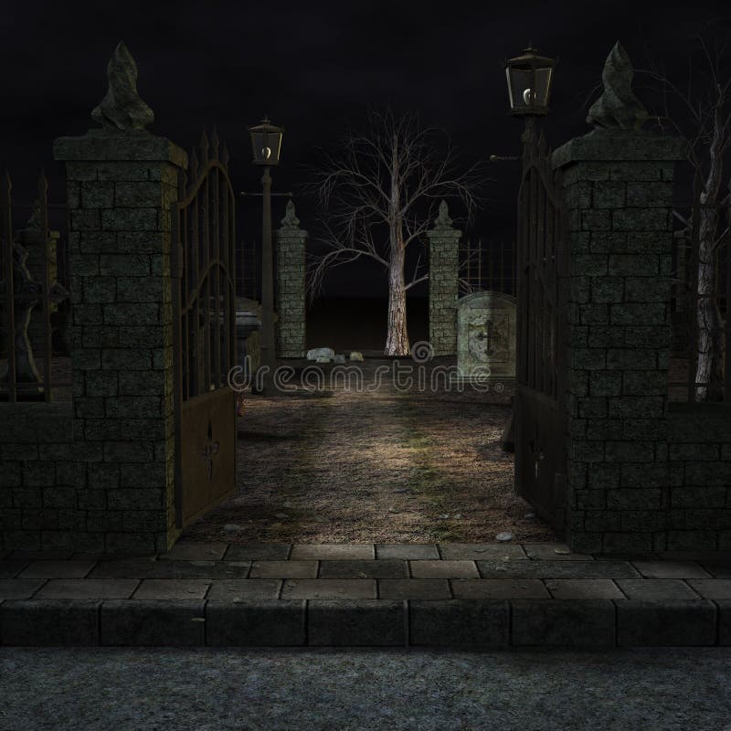 3d Illustration of a Fantasy Crypt Stock Illustration - Illustration of ...