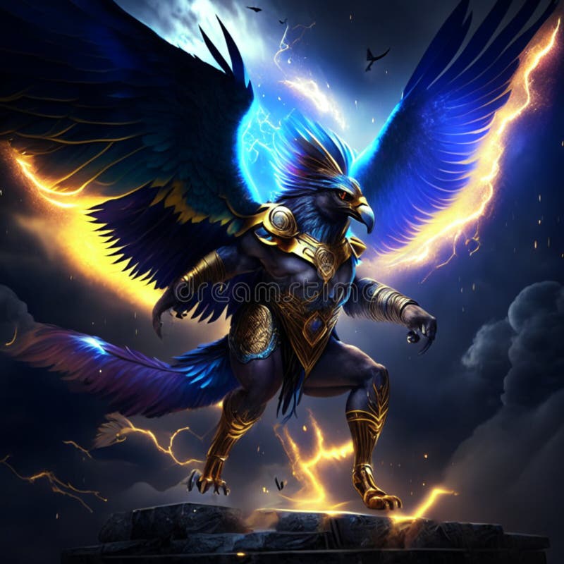 3d Rendering of a Fantasy Alien Creature with Wings and Fire ...