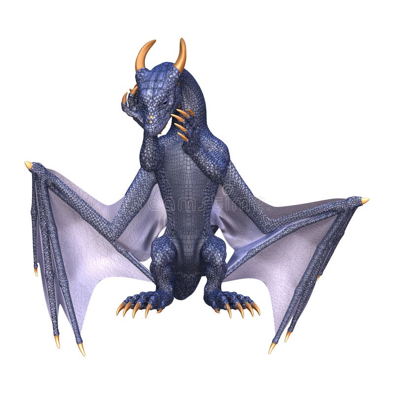Dragon Thinking Stock Illustrations – 139 Dragon Thinking Stock ...