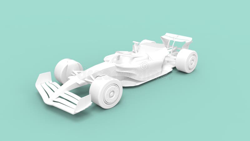 3D Rendering of a Fast Modern Aerodynamic Efficient Innovative Race ...