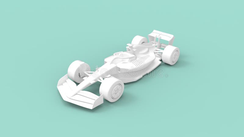 3D Rendering of a Fast Modern Aerodynamic Efficient Innovative Race ...