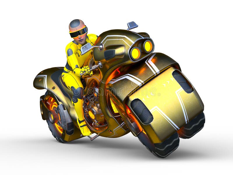 Cyborg Biker Stock Illustrations – 213 Cyborg Biker Stock Illustrations ...