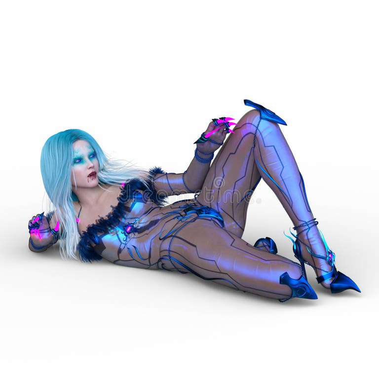3D Rendering of a Female Vampire Stock Illustration - Illustration of woman, game: 380523562