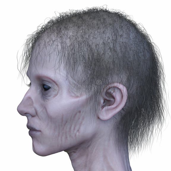 3D Rendering of a Female Zombie Face Stock Illustration - Illustration ...