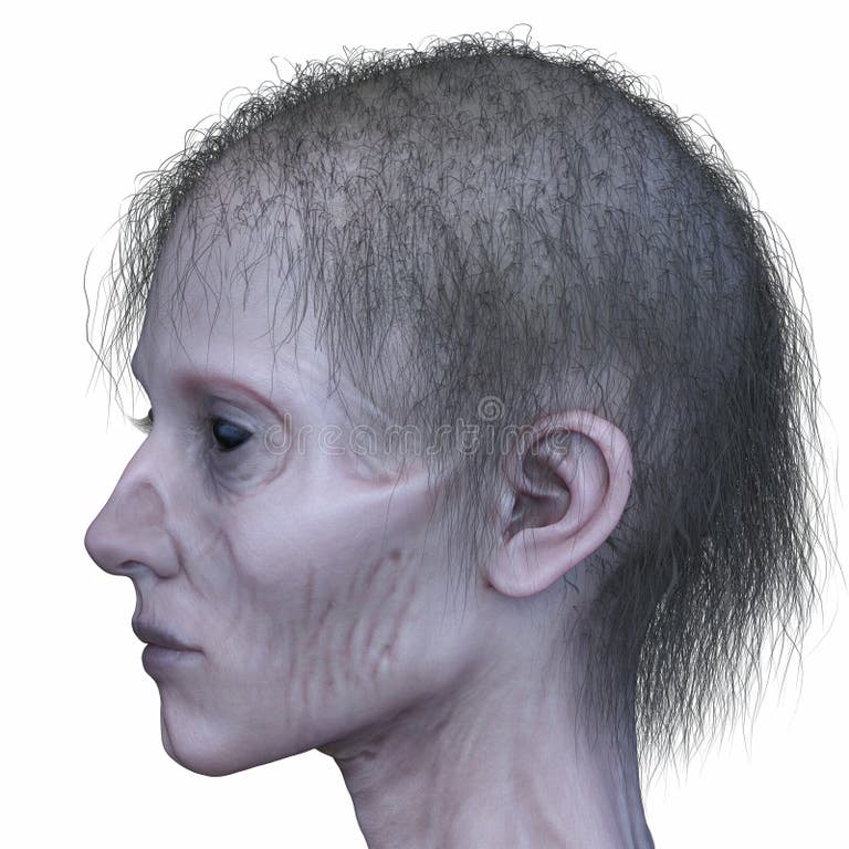 3D Rendering of a Female Zombie Face Stock Illustration - Illustration ...