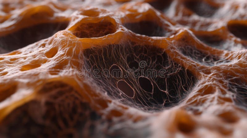 3D Rendering of Fibroblast Activity in Wound Healing Process Stock ...