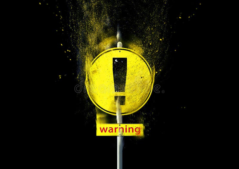 3d Rendering Fiery Burning Sign Stock Illustration - Illustration of ...