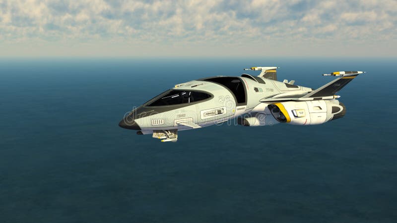 3D Rendering of a Fighter Aircraft Stock Illustration - Illustration of ...