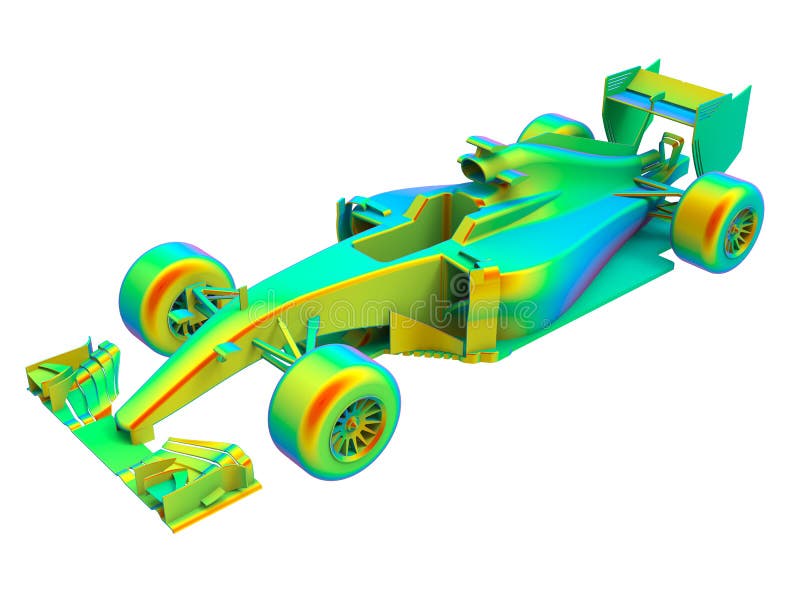 Finite Element Analysis Car Stock Illustrations – 138 Finite Element ...