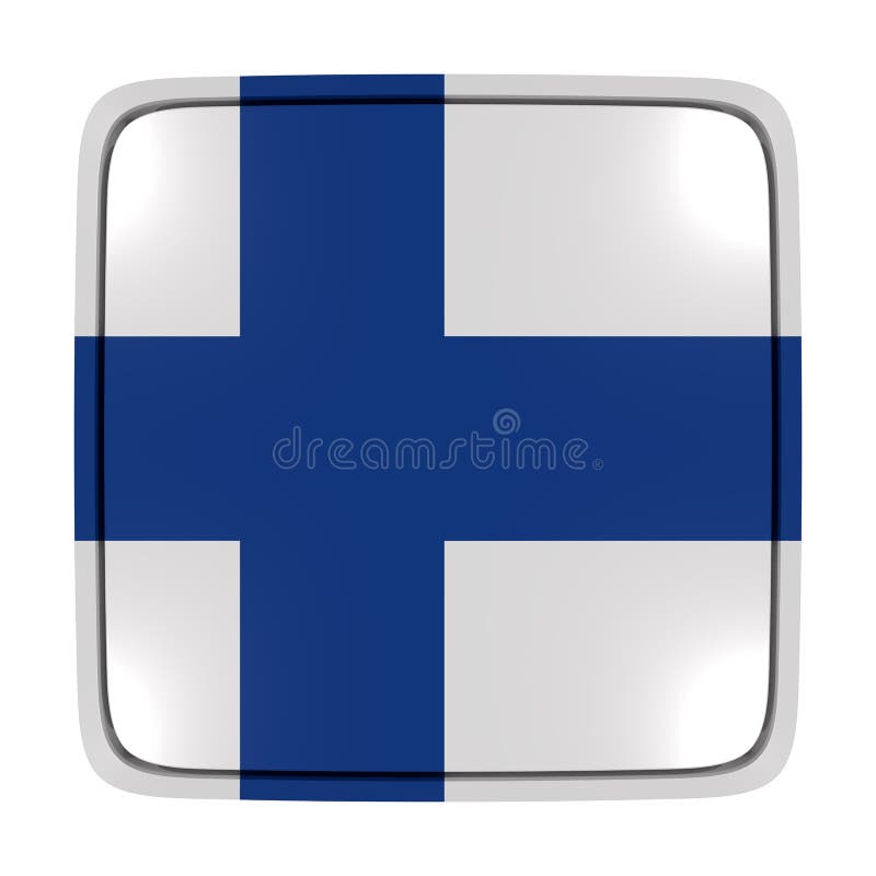 Finland flag icon stock illustration. Illustration of patriotism ...