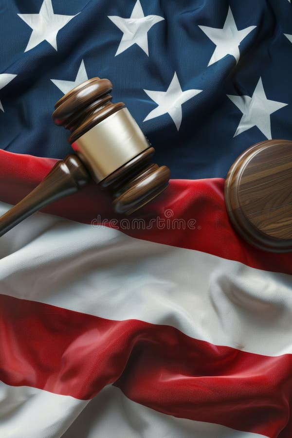 3D Rendering of a Flag and Patriotic Symbols for Patriot Day. Stock ...