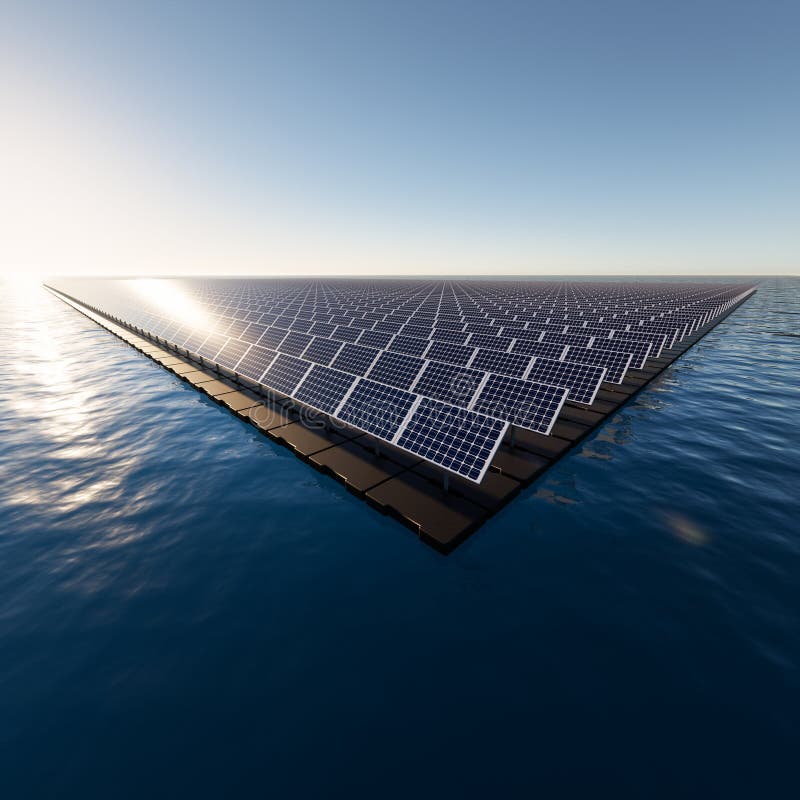 Floating Solar Power Plant Stock Illustrations – 96 Floating Solar ...