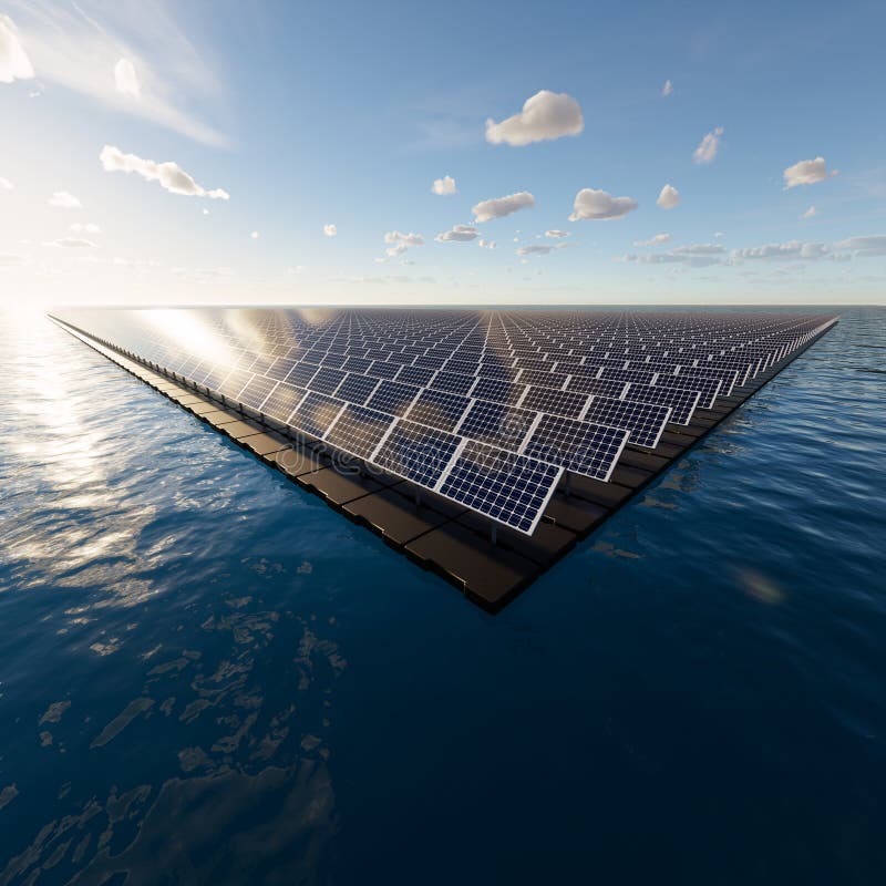 Floating Solar Power Stock Illustrations – 406 Floating Solar Power ...