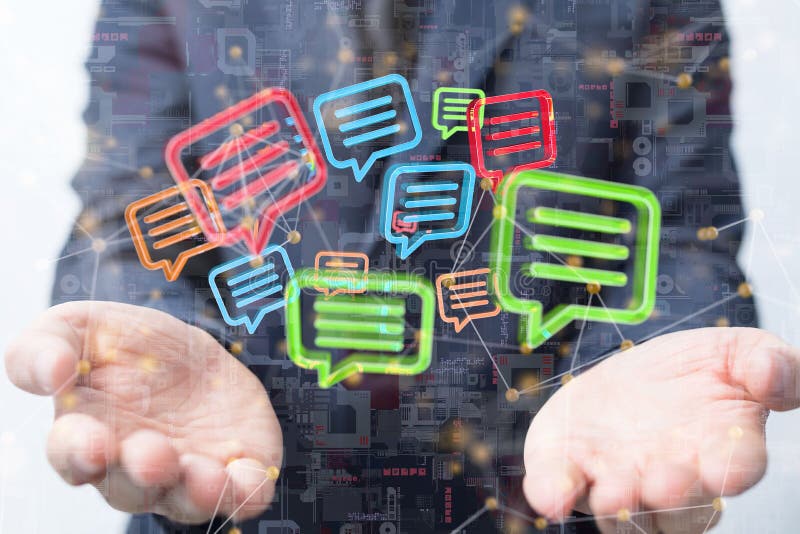 Floatingmessaging Icons Stock Illustrations – 1 Floatingmessaging Icons ...