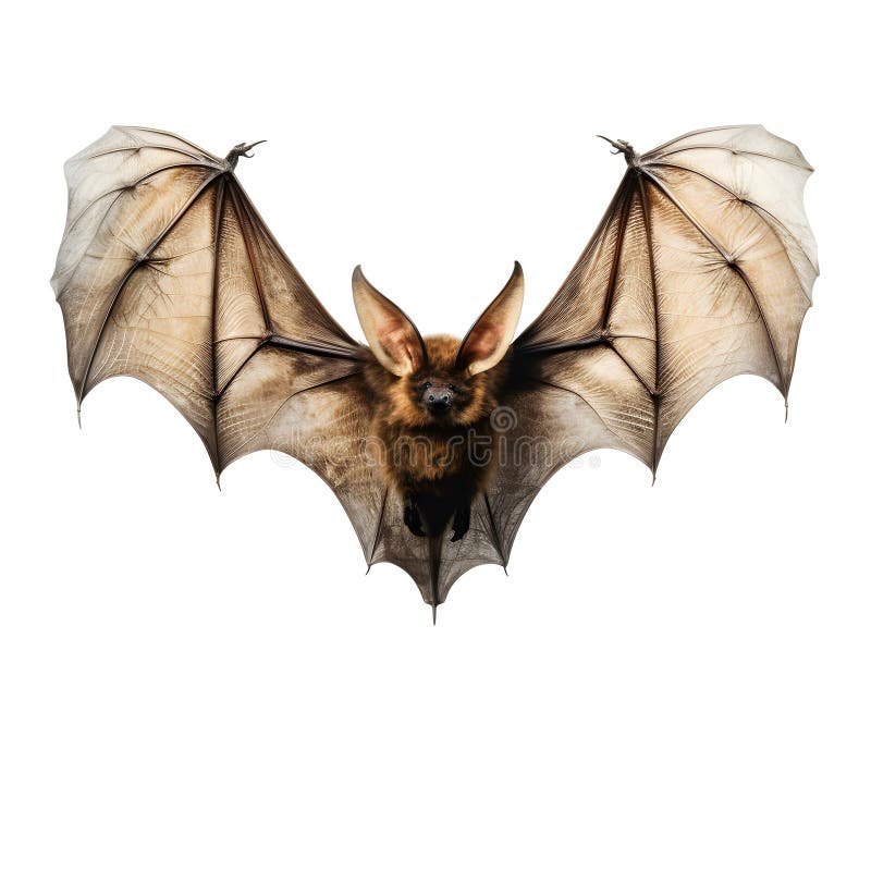 3D Rendering of a Flying Fox or Bat Isolated on White Background Ai ...