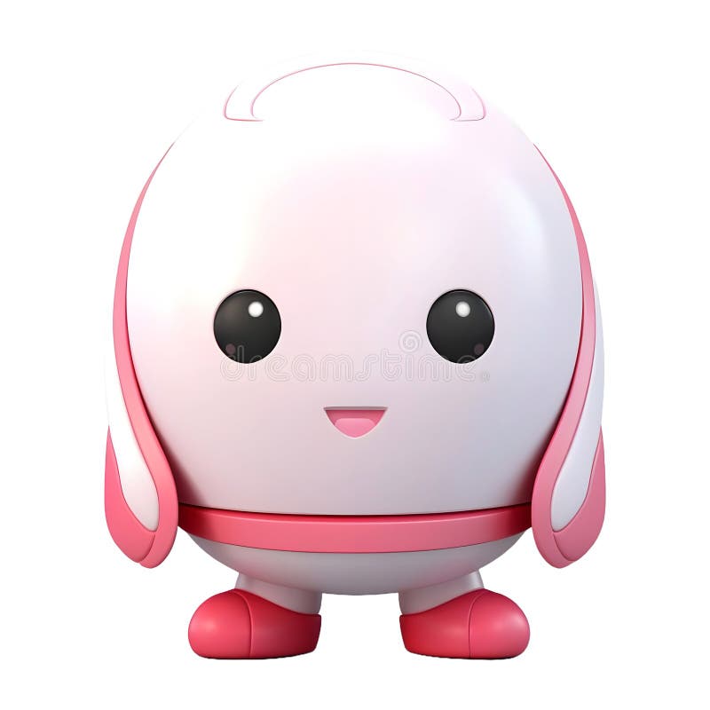 3D Rendering of a Funny Cartoon Character on Transparent Background ...