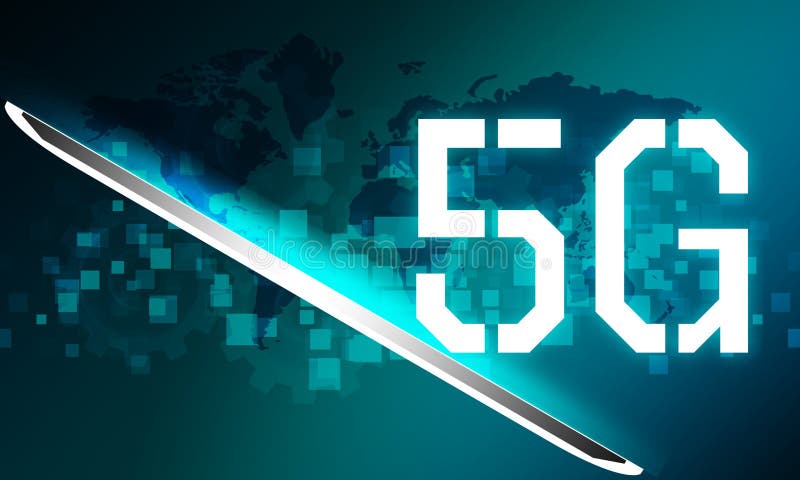 3d Rendering of Future Technology 5G Network Wireless Systems Stock ...