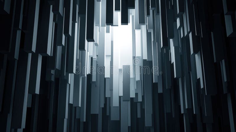 A 3D Rendering of a Futuristic Cityscape with Tall, Slender Buildings ...