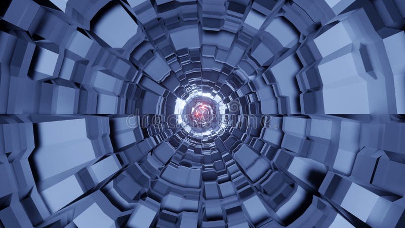 3D Rendering of a Futuristic Portal with Silver Laser Lights Stock ...