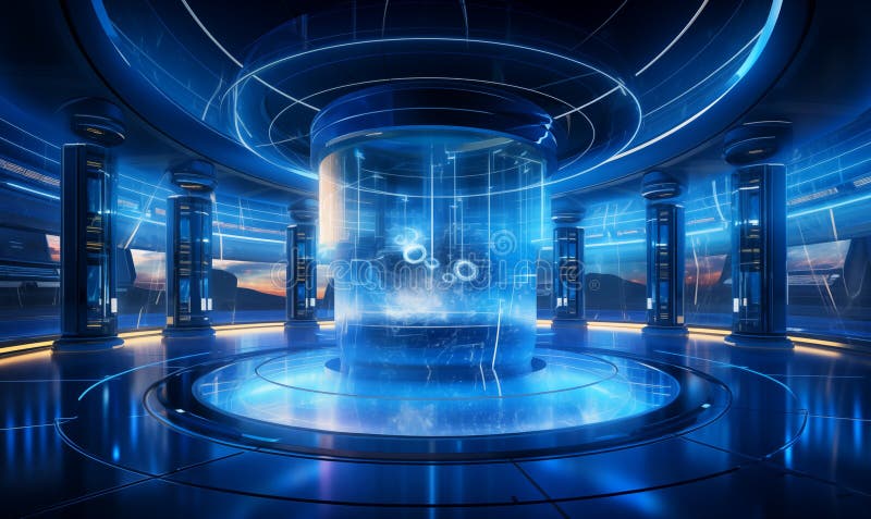 3D Rendering of Futuristic Sci-Fi Background. Futuristic Sci-Fi ...