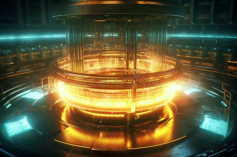 3d Rendering, Futuristic Technology Background. Sci-fi Scene Stock ...