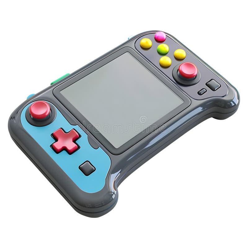 3D Rendering of a Gaming Control Remote on Transparent Background - Ai ...