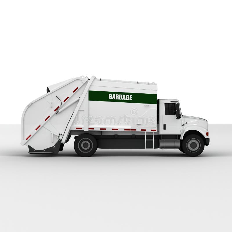 Refuse Truck 3d Stock Illustrations – 241 Refuse Truck 3d Stock ...