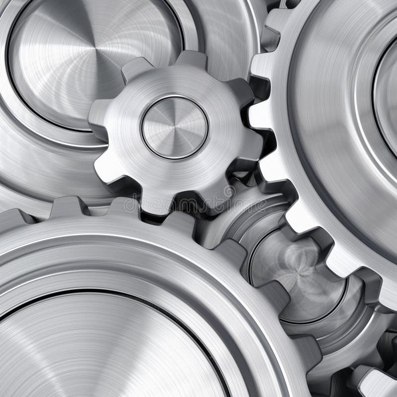 3d rendering gears stock illustration. Illustration of development ...