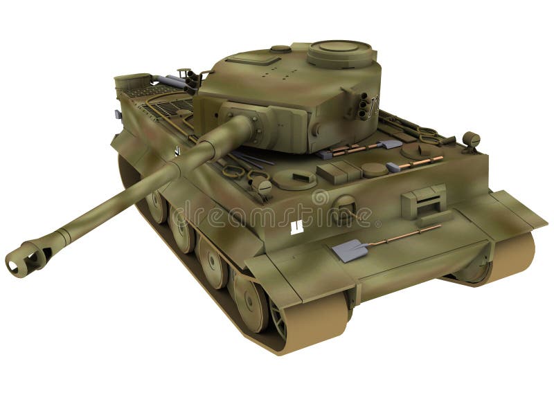 Paper model of a tank stock vector. Illustration of shear - 64990420