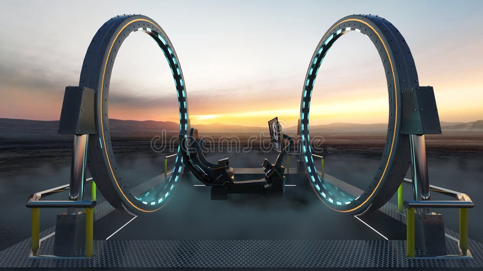 3D Rendering of the Giant Laser Device Stock Illustration ...