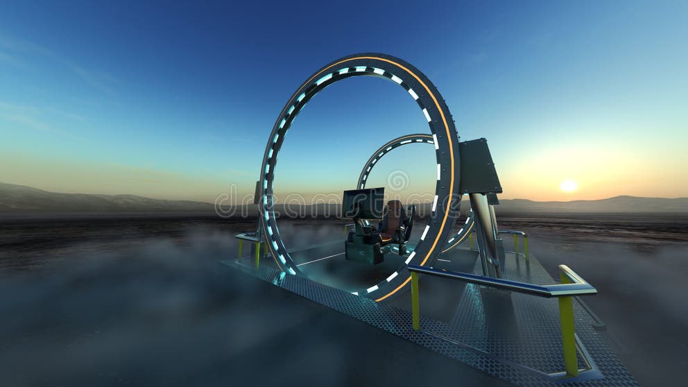 3D Rendering of the Giant Laser Device Stock Illustration ...