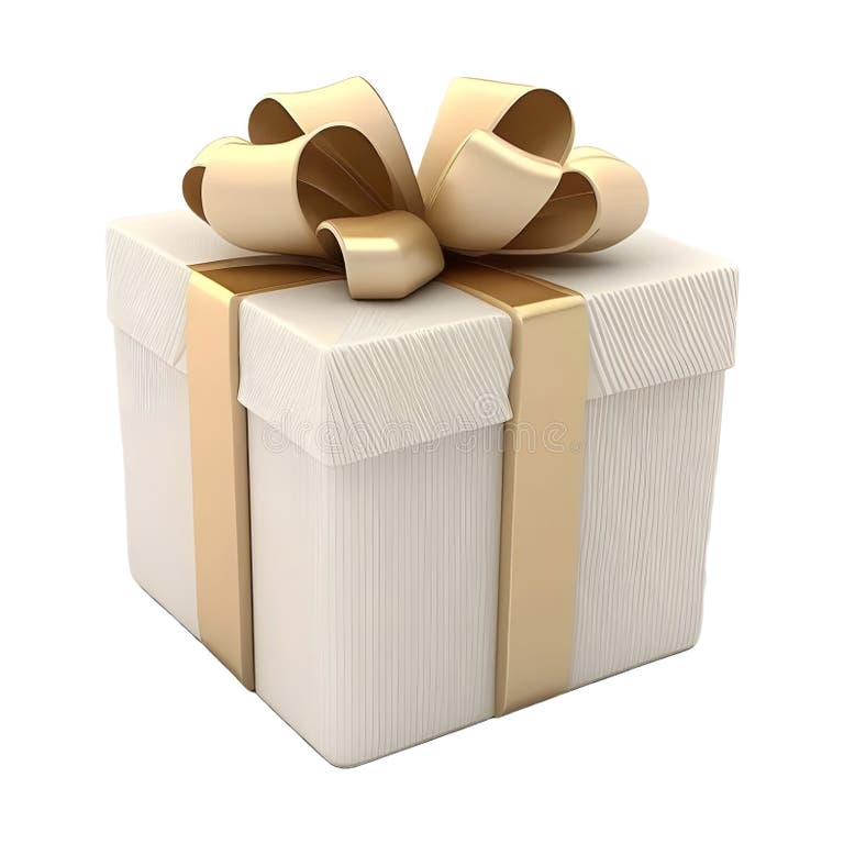 3D Rendering of a Gift Box for Thanks Giving on Transparent Background ...