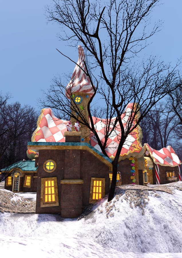 Fairy Tale Gingerbread House Stock Illustrations – 809 Fairy Tale ...