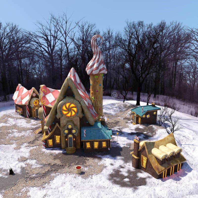 Fairy Tale Gingerbread House Stock Illustrations – 809 Fairy Tale ...