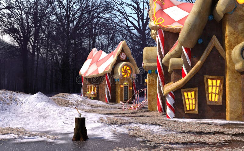 Fairy Tale Gingerbread House Stock Illustrations – 809 Fairy Tale ...